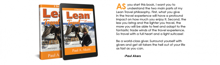 Lean Travel | Paul Akers Website | Lean Books | Lean Culture