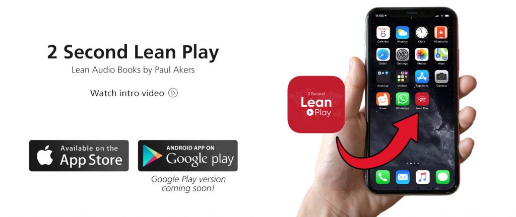 2 Second Lean Play | Paul Akers Website | Lean Books | Lean Culture