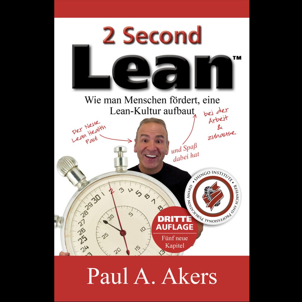 2 Second Lean Deutsch | Paul Akers Website | Lean Books | Lean Culture